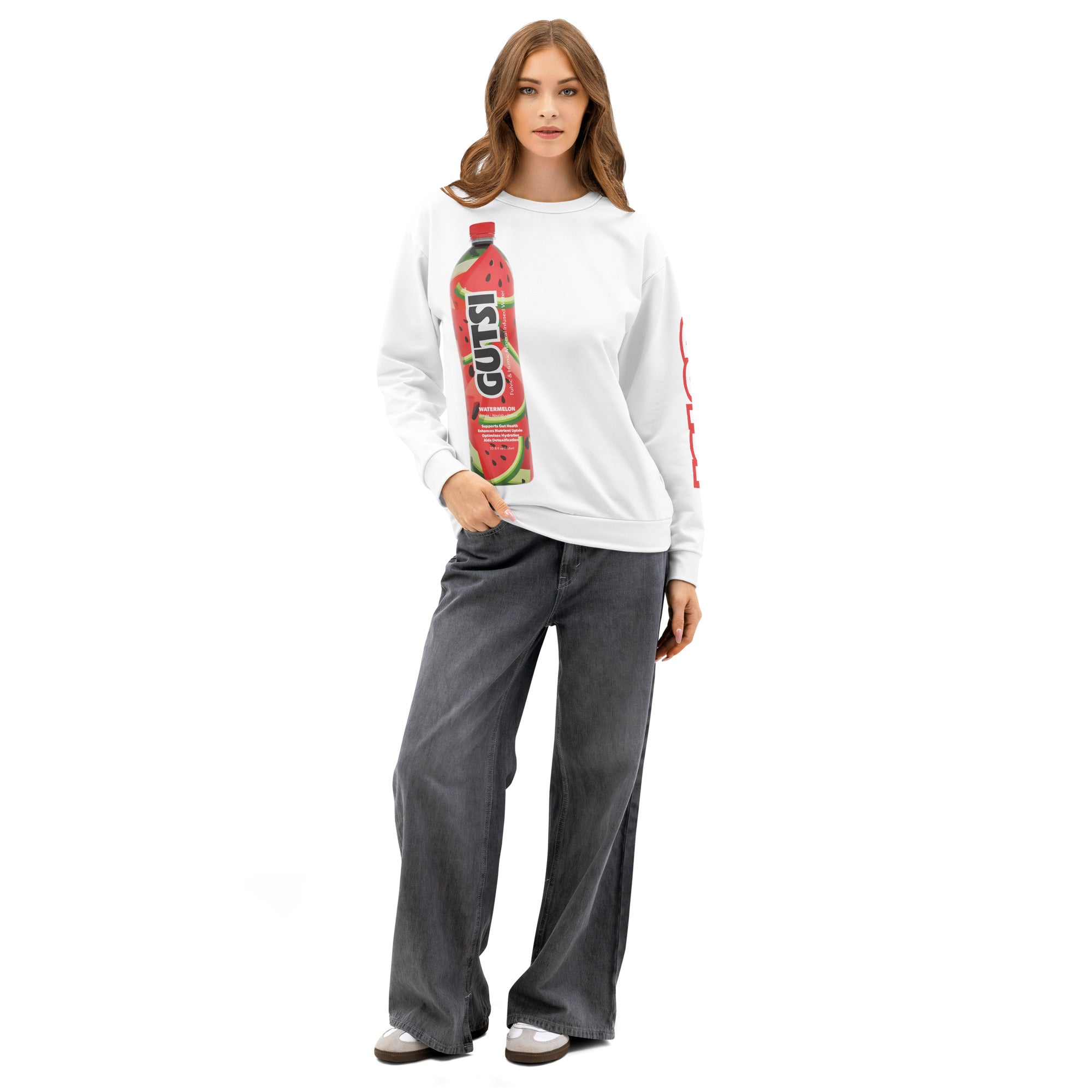 Gutsi Watermelon Unisex cotton sweatshirt